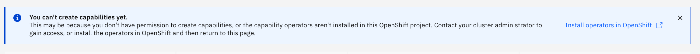 Installing Cloud Pak for Integration using Operators
