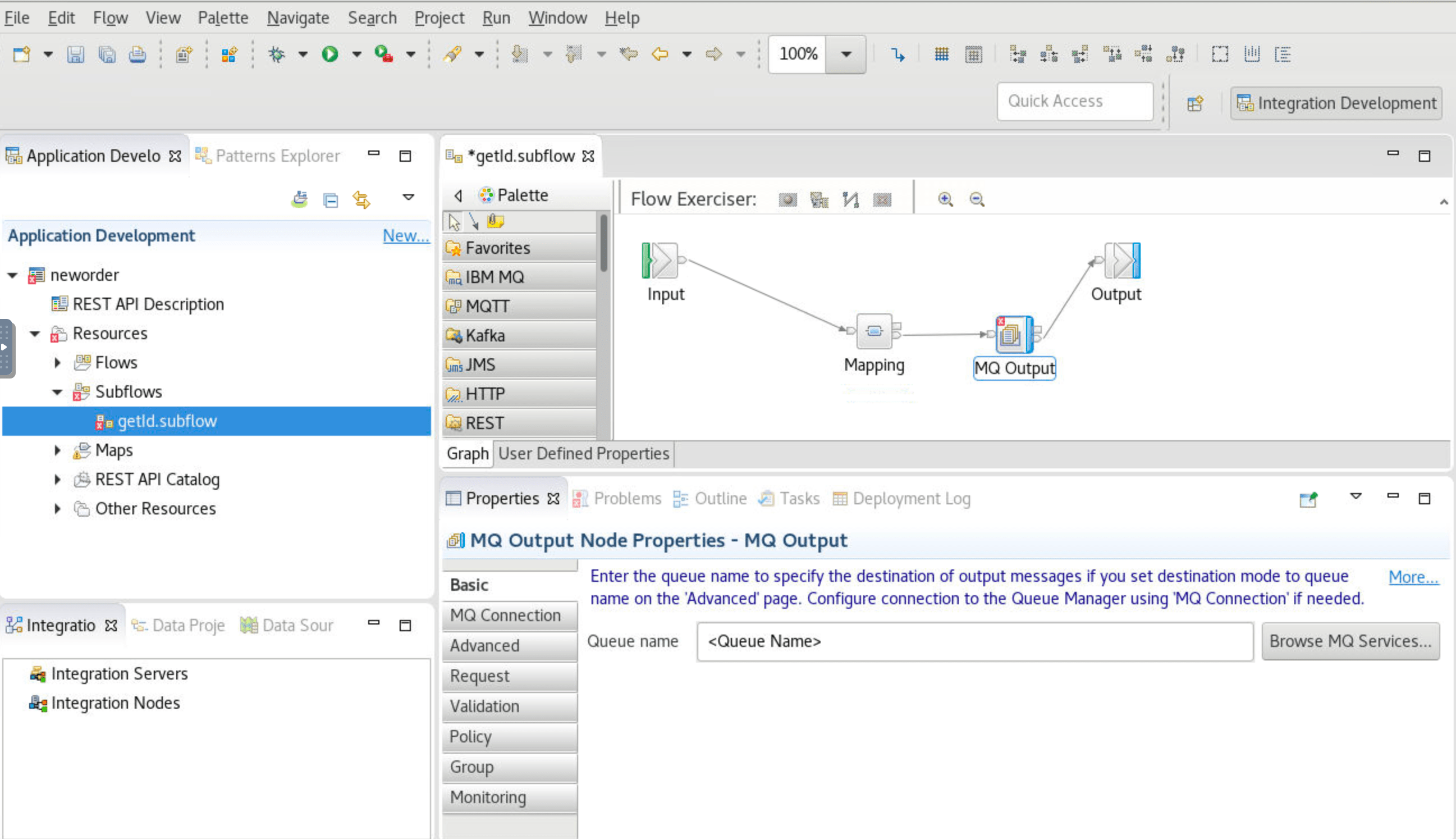Access backend systems using APIs and Messaging