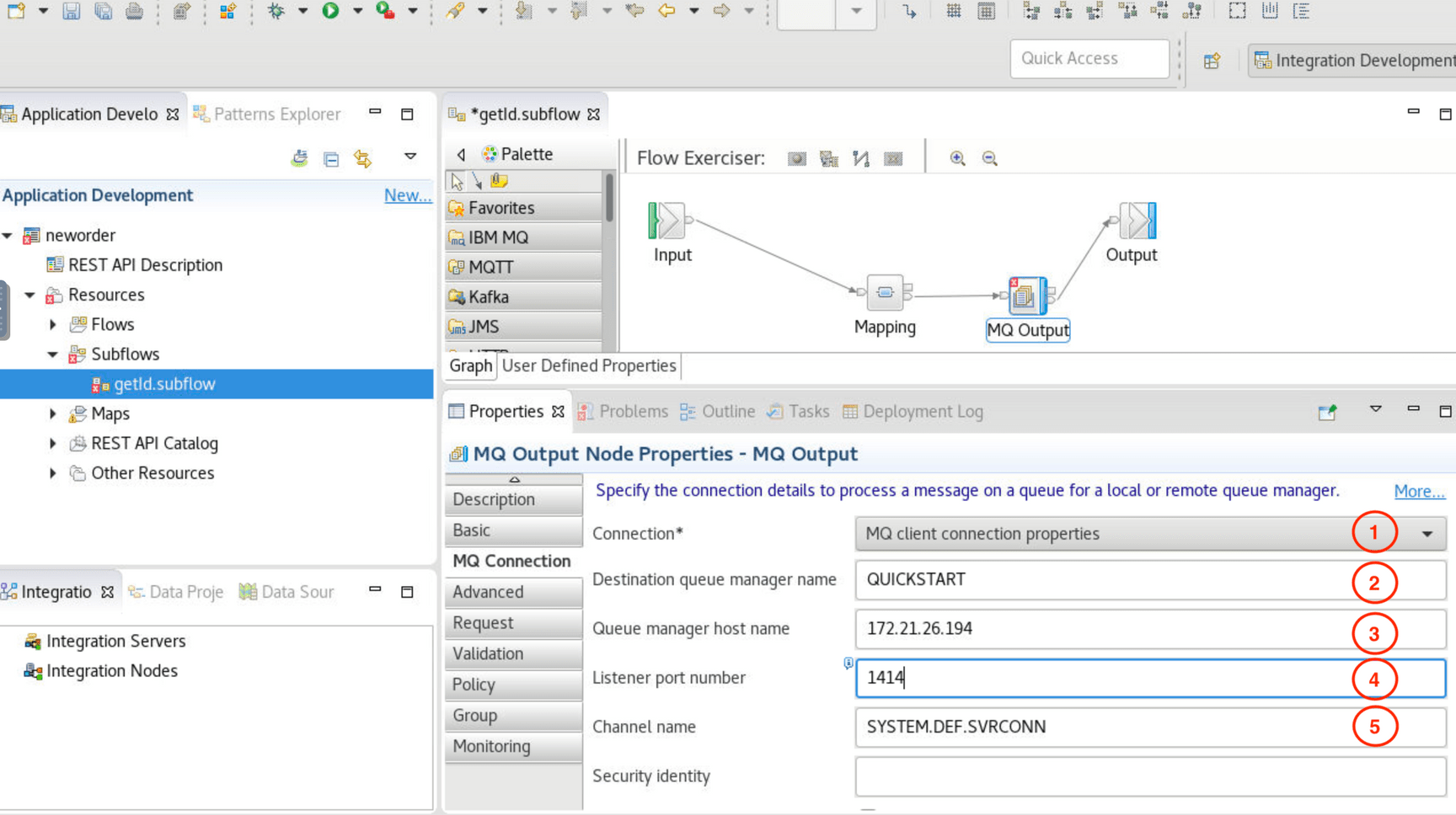 Access backend systems using APIs and Messaging