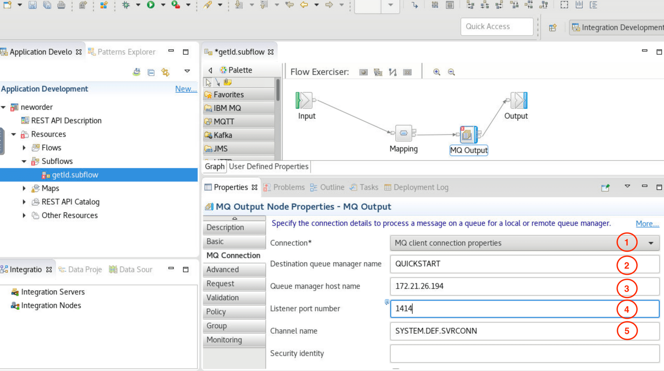 Access backend systems using APIs and Messaging