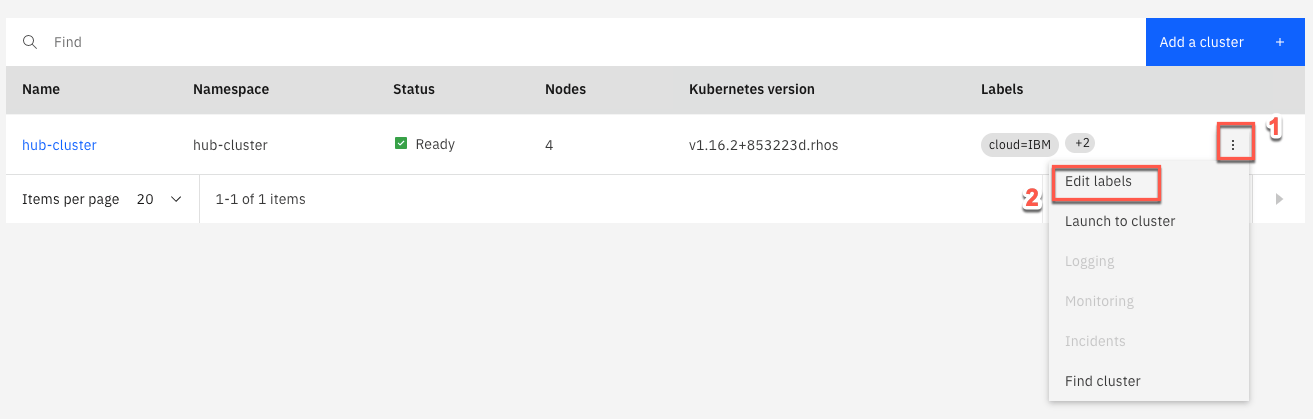 Lab 1 - Multicluster Management - ROKS