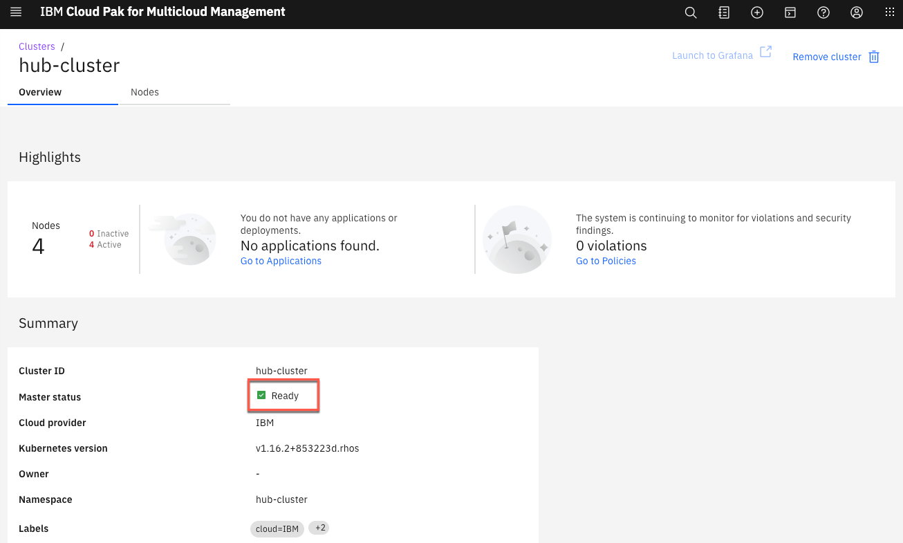 Lab 1 - Multicluster Management - ROKS
