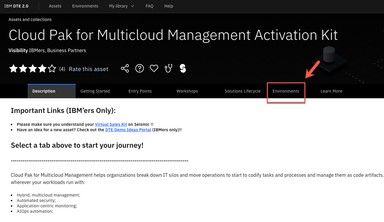 Requesting your ROKS Environment